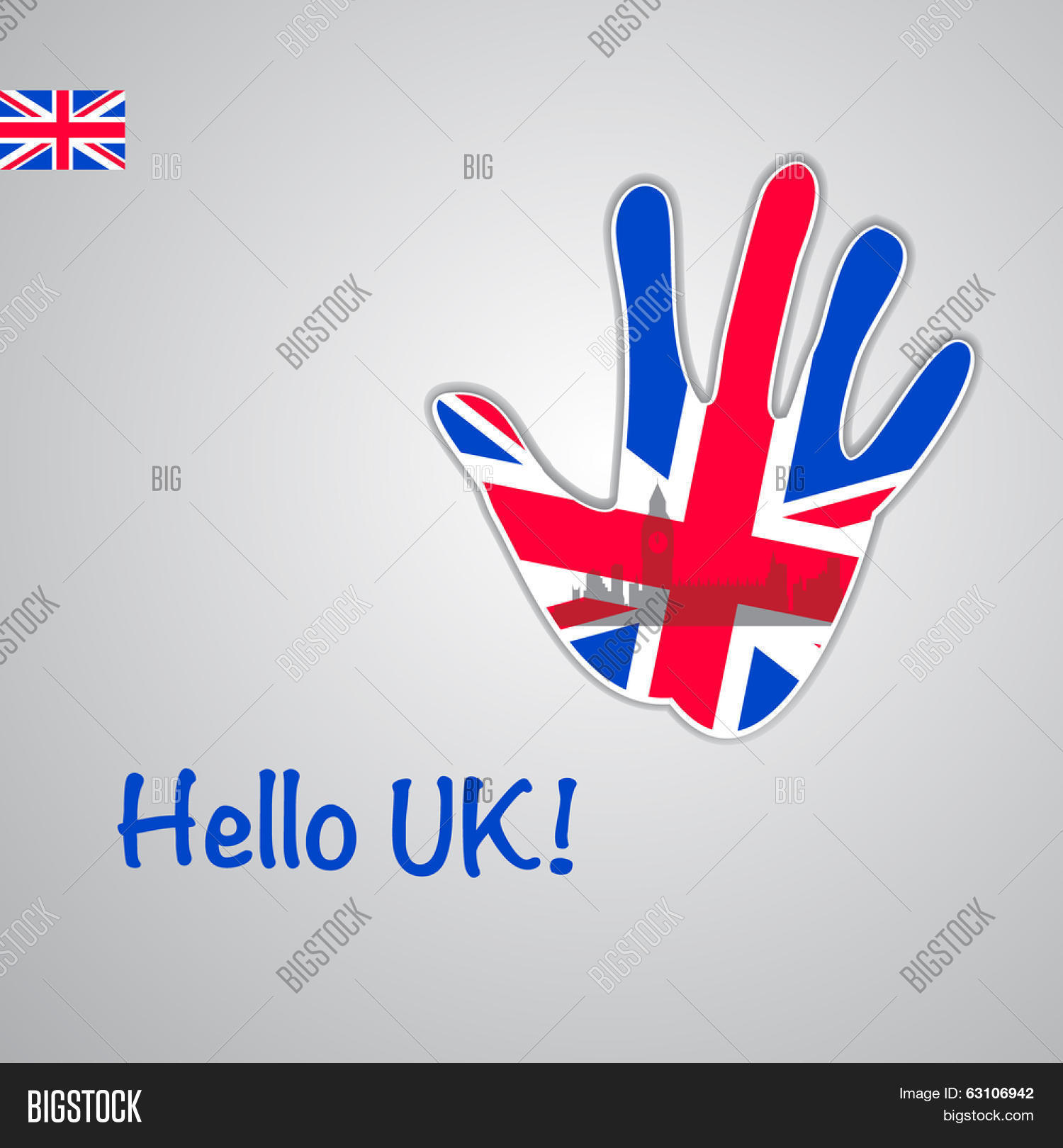 Template - Hello UK. Vector & Photo (Free Trial) | Bigstock