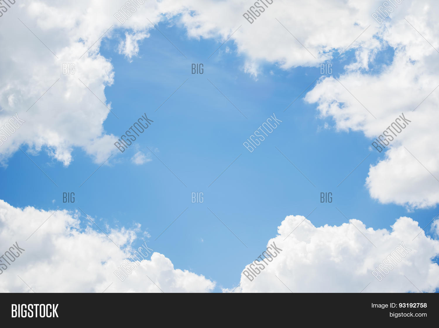 Frame Blue Sky Cloud Image & Photo (Free Trial) | Bigstock