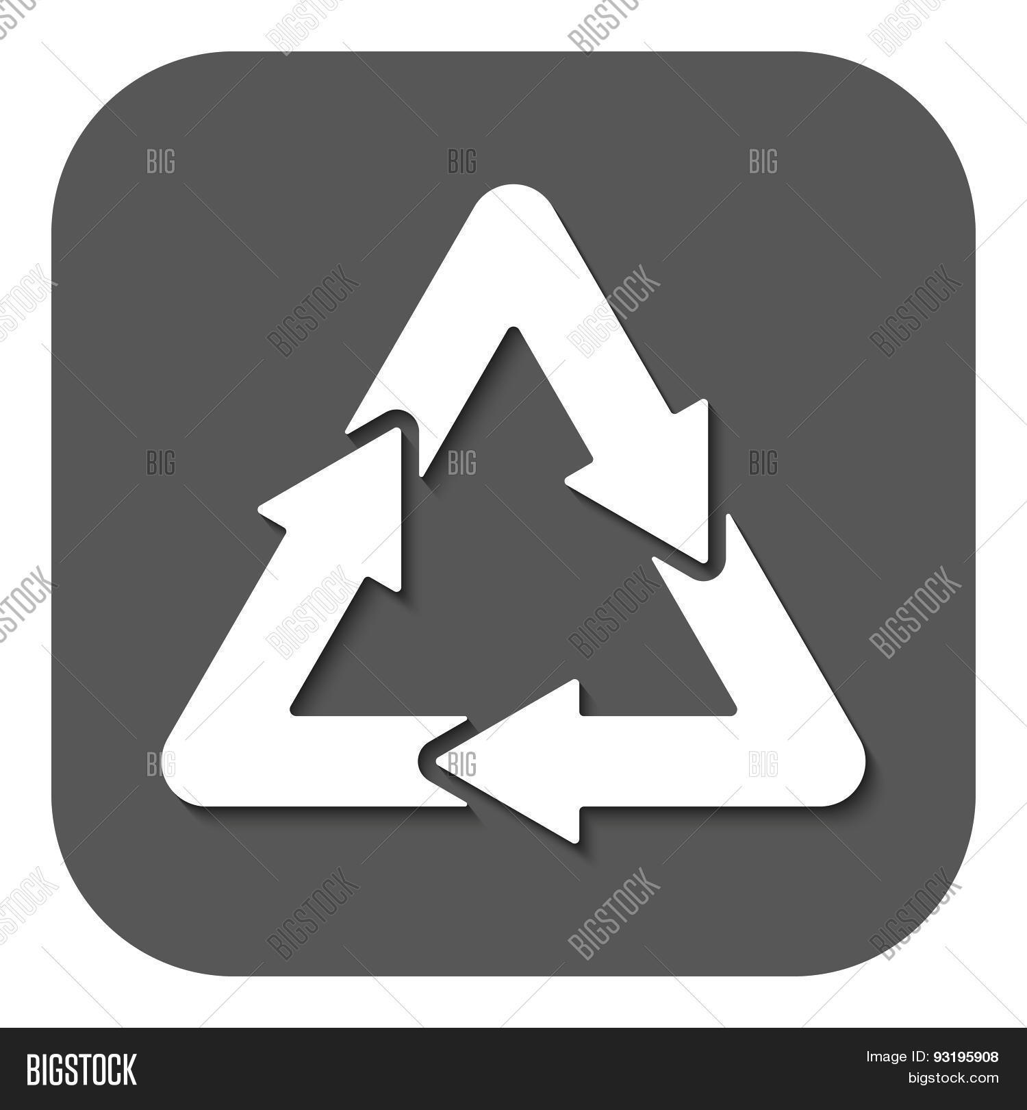 Waste Processing Icon Vector & Photo (Free Trial) | Bigstock