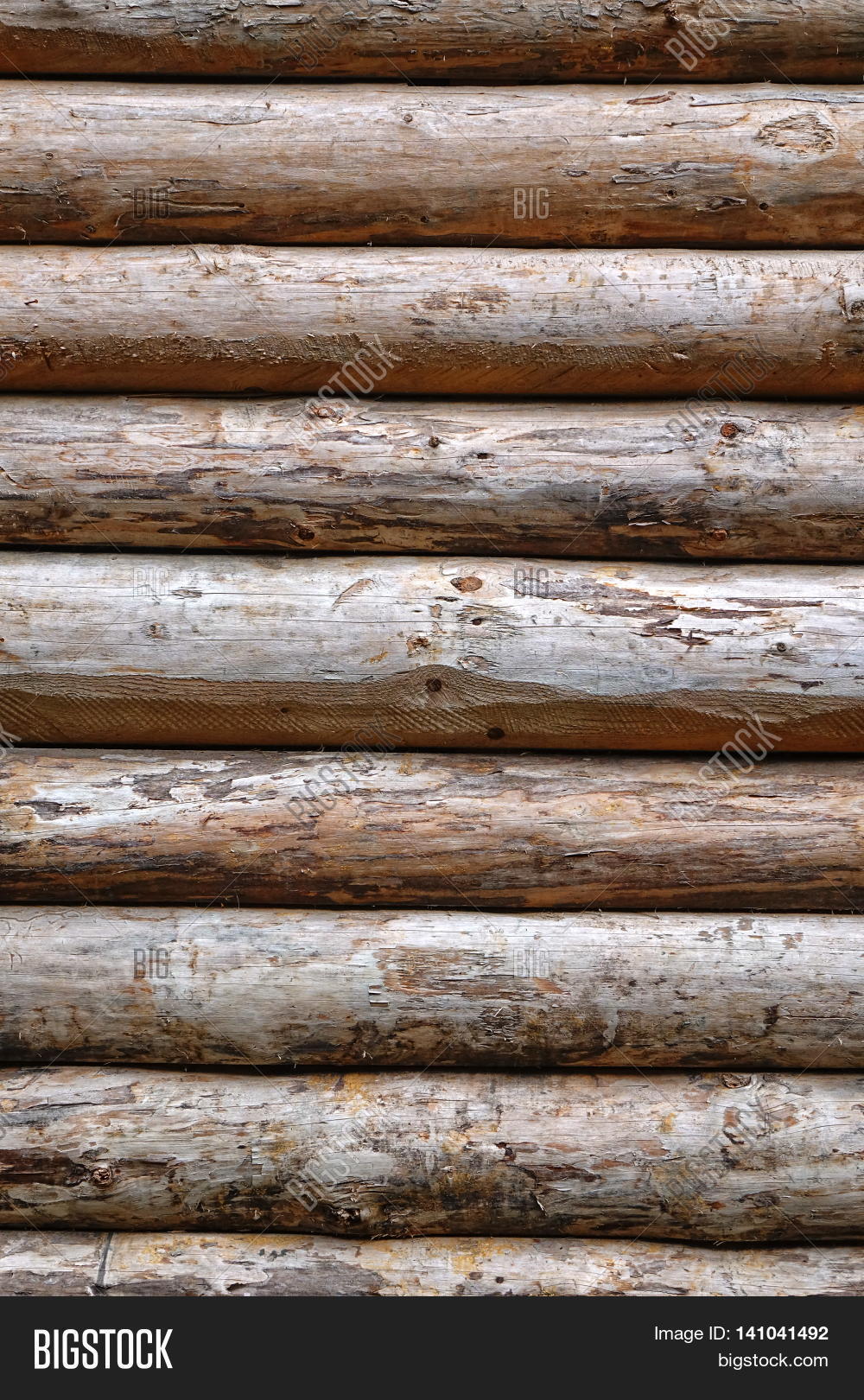 Debarked Rough Log Image & Photo (Free Trial) | Bigstock