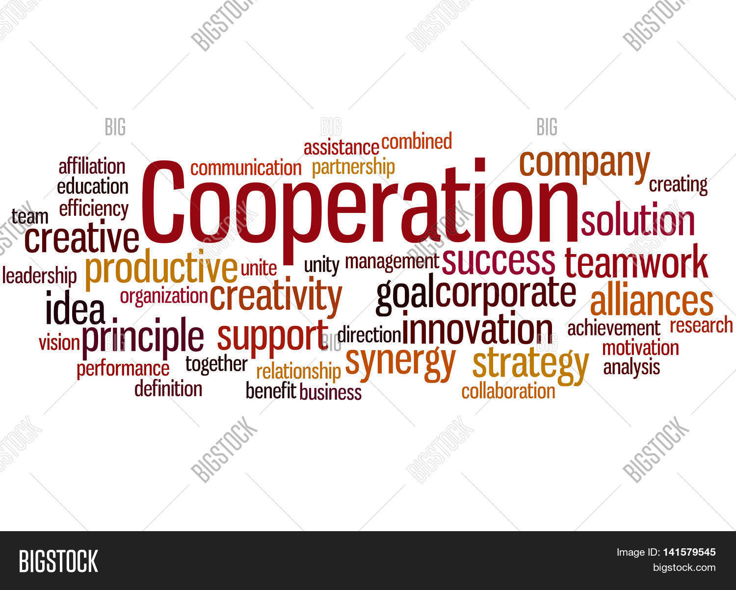 Cooperation, Word Image & Photo (Free Trial) | Bigstock