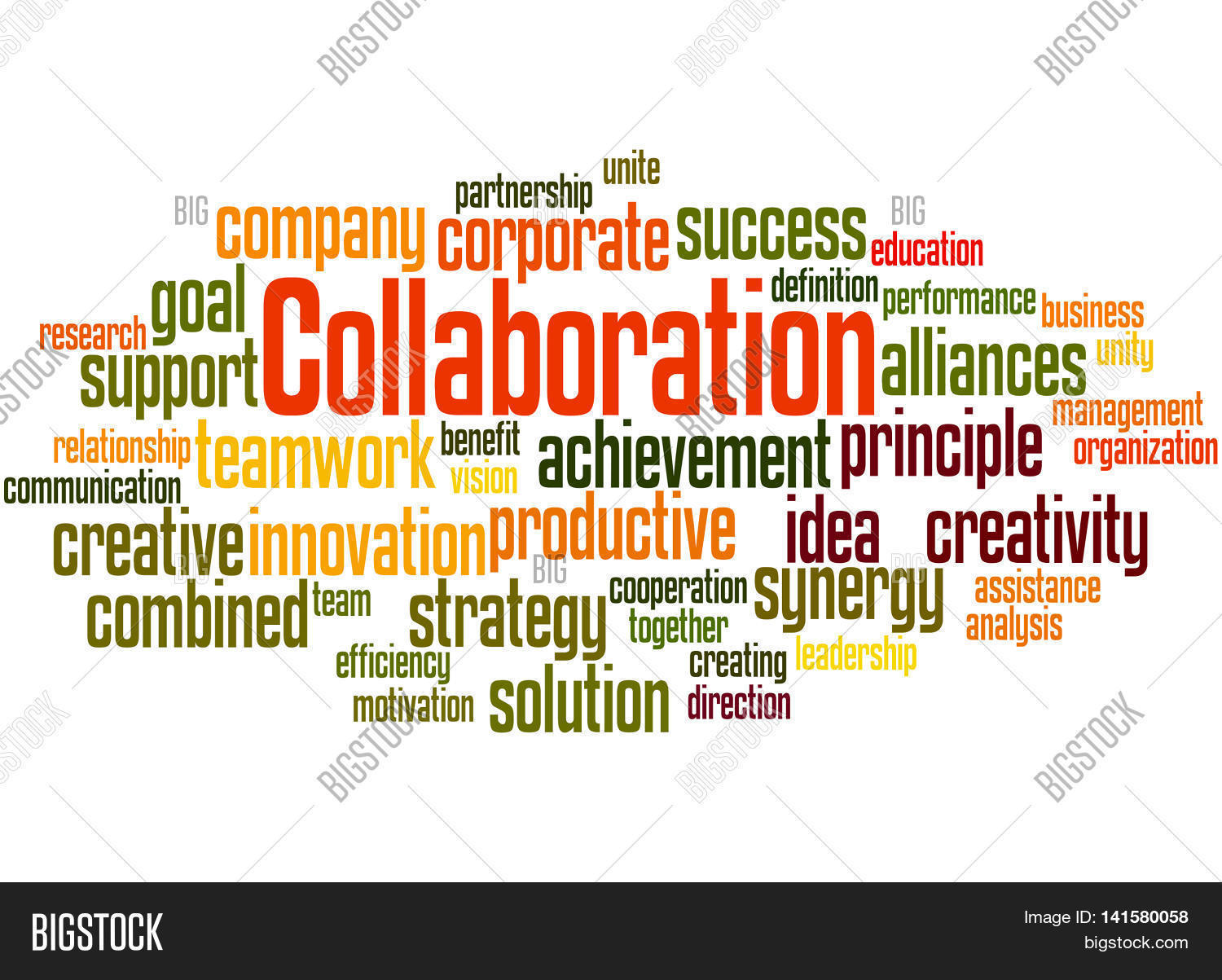 Collaboration, Word Image & Photo (Free Trial) | Bigstock