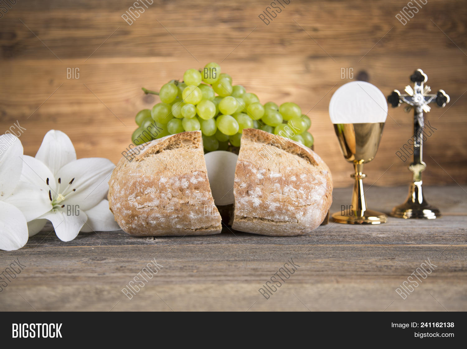 Eucharist Symbol Bread Image & Photo (Free Trial) | Bigstock