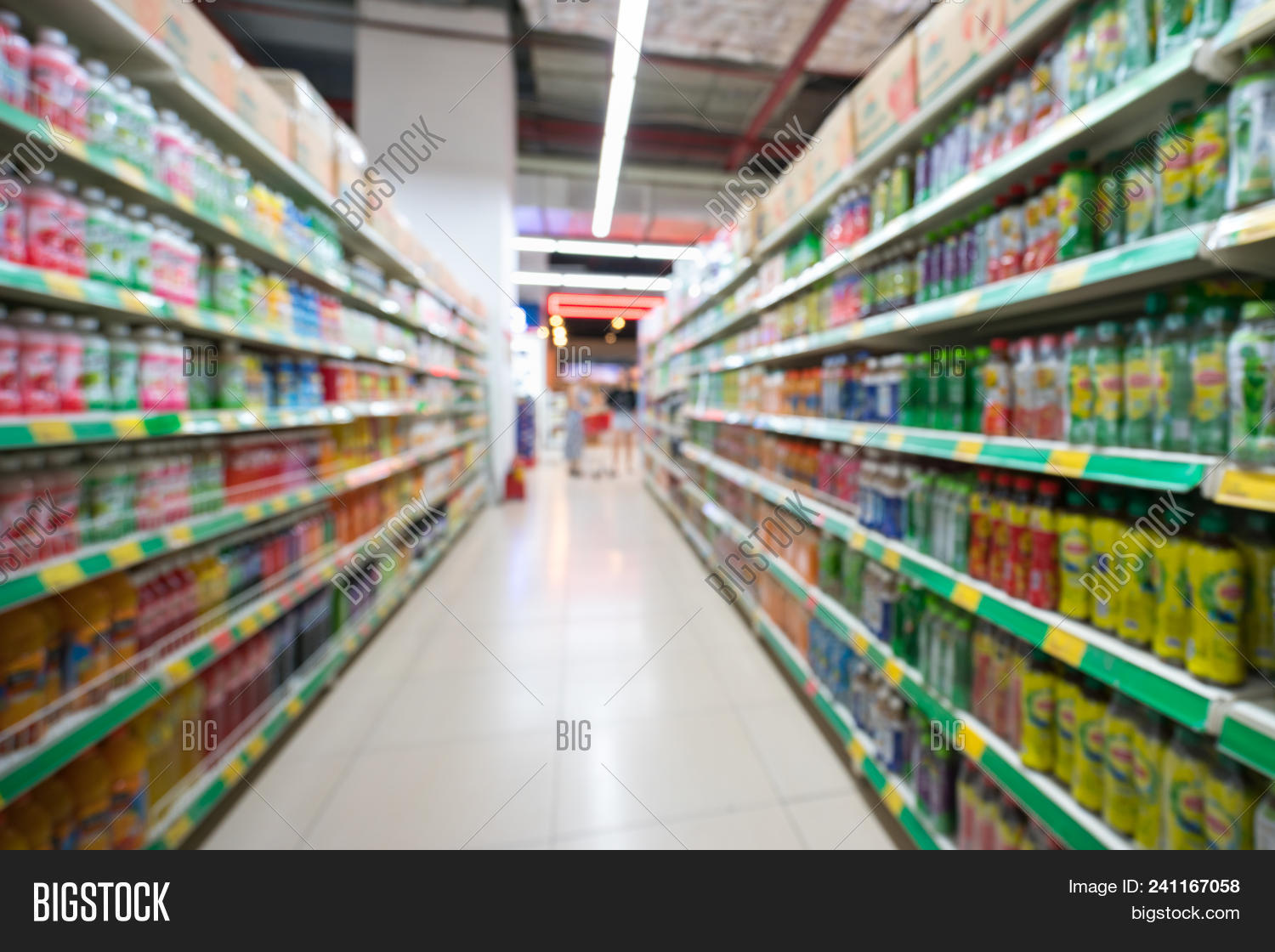 Supermarket Blurred Image & Photo (Free Trial) | Bigstock