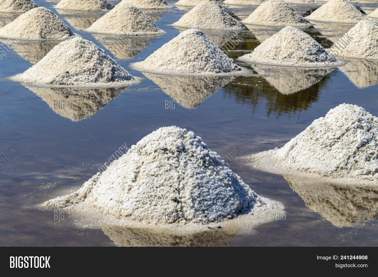 Raw Salt Pile Salt Sea Image & Photo (Free Trial) | Bigstock