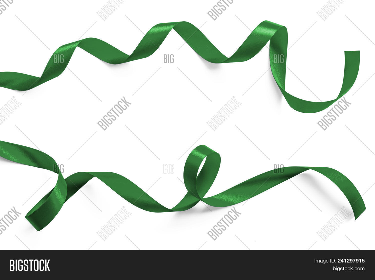 Green Ribbon Satin Image & Photo (Free Trial) | Bigstock