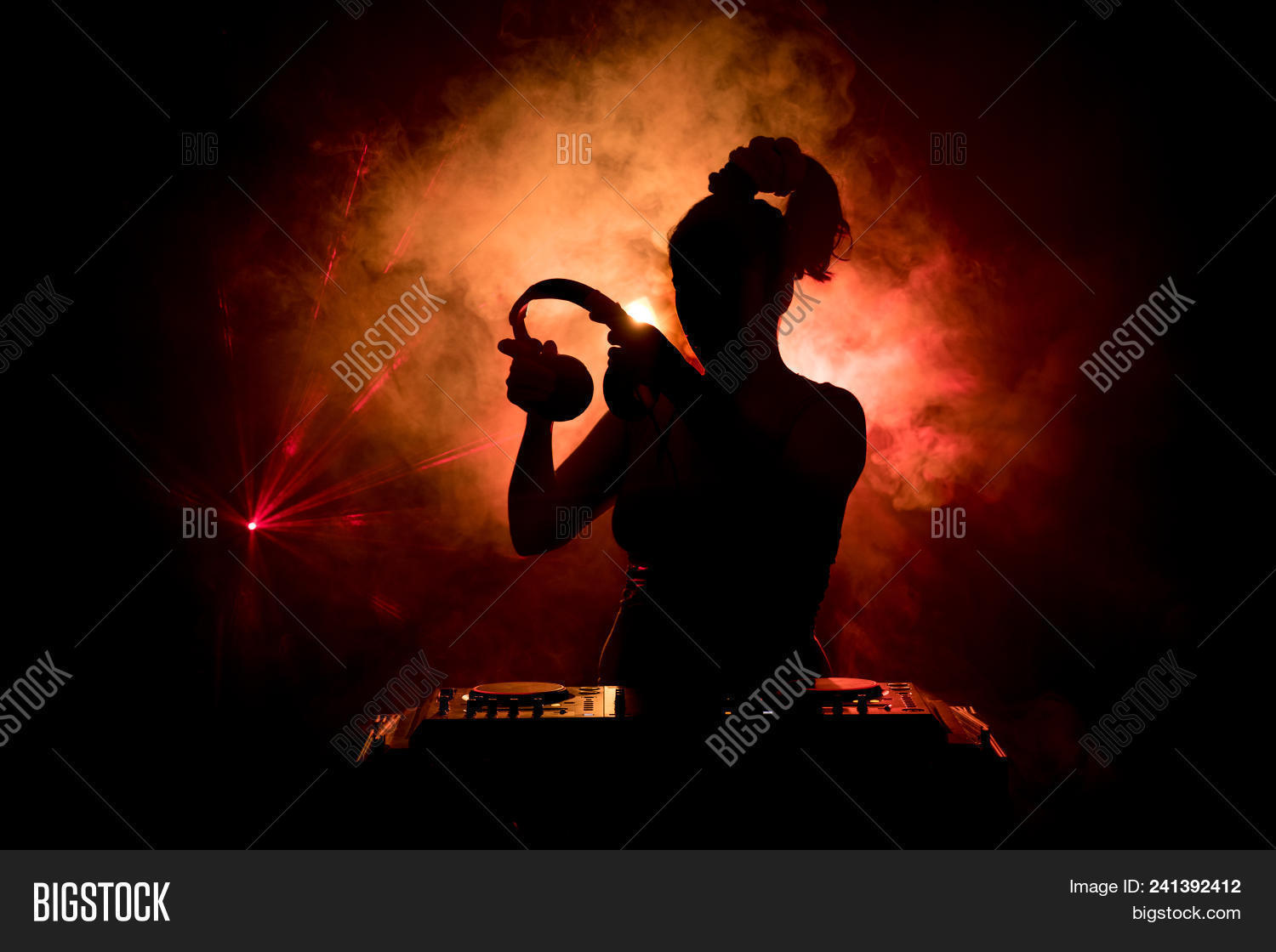 Dj Spinning, Mixing, Image & Photo (Free Trial) | Bigstock