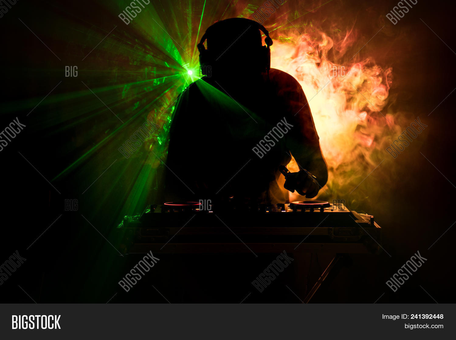 Dj Spinning, Mixing, Image & Photo (Free Trial) | Bigstock
