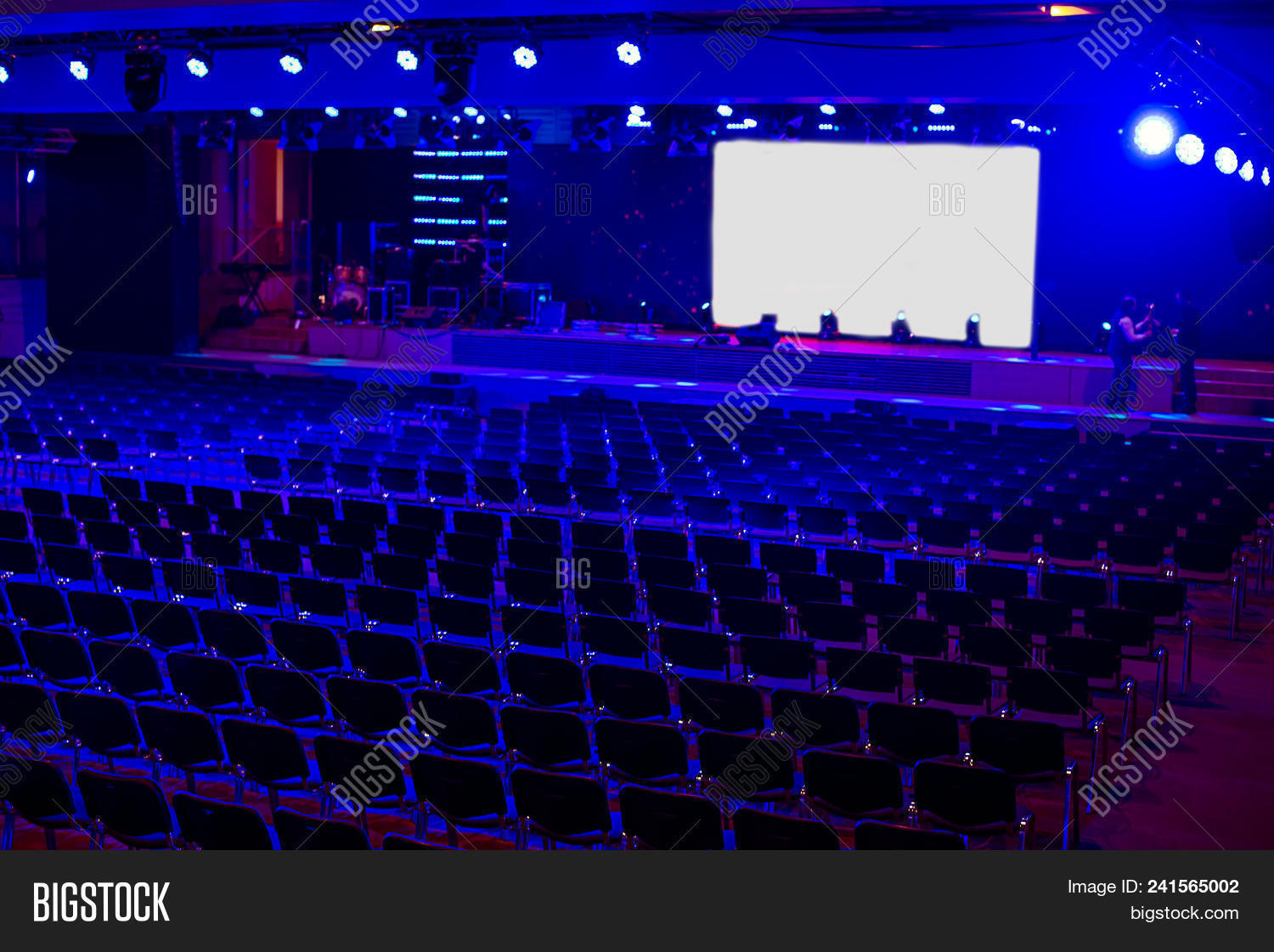 Empty Dark Modern Hall Image & Photo (Free Trial) | Bigstock