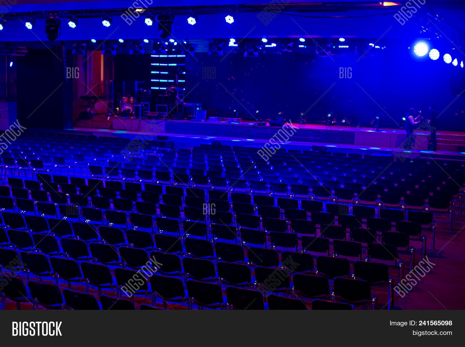 Empty Dark Modern Hall Image & Photo (Free Trial) | Bigstock