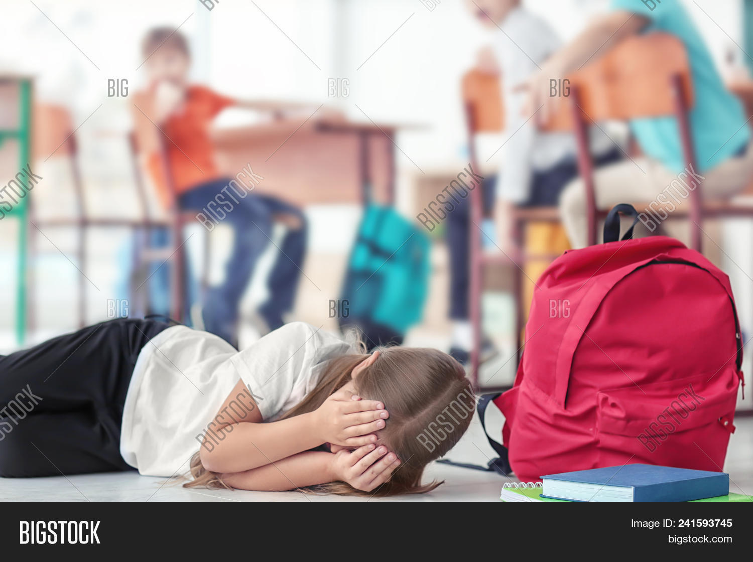 Little Girl Crying On Image & Photo (Free Trial) | Bigstock