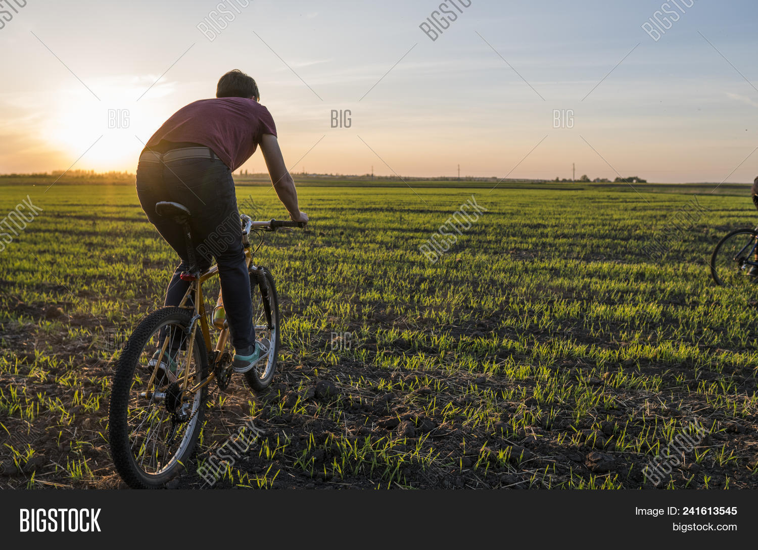 Man Ride Bicycle Image & Photo (Free Trial) | Bigstock