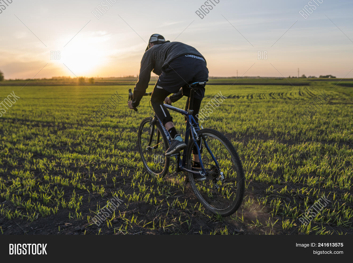 Man Ride Bicycle Image & Photo (Free Trial) | Bigstock
