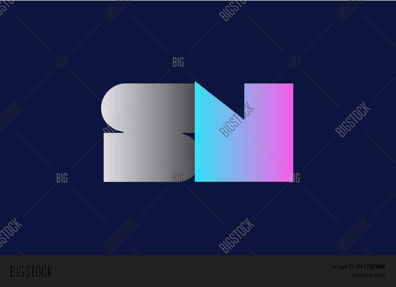 Initial Alphabet Vector & Photo (Free Trial) | Bigstock
