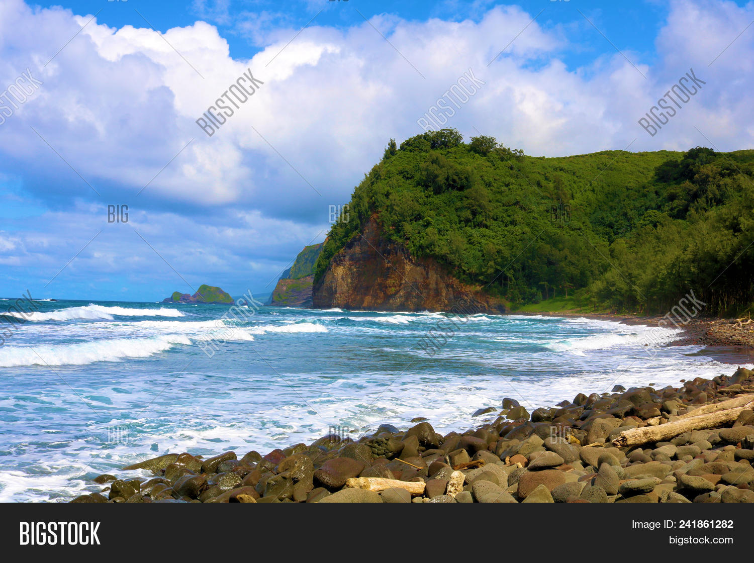 Waves Crashing Onshore Image & Photo (Free Trial) | Bigstock