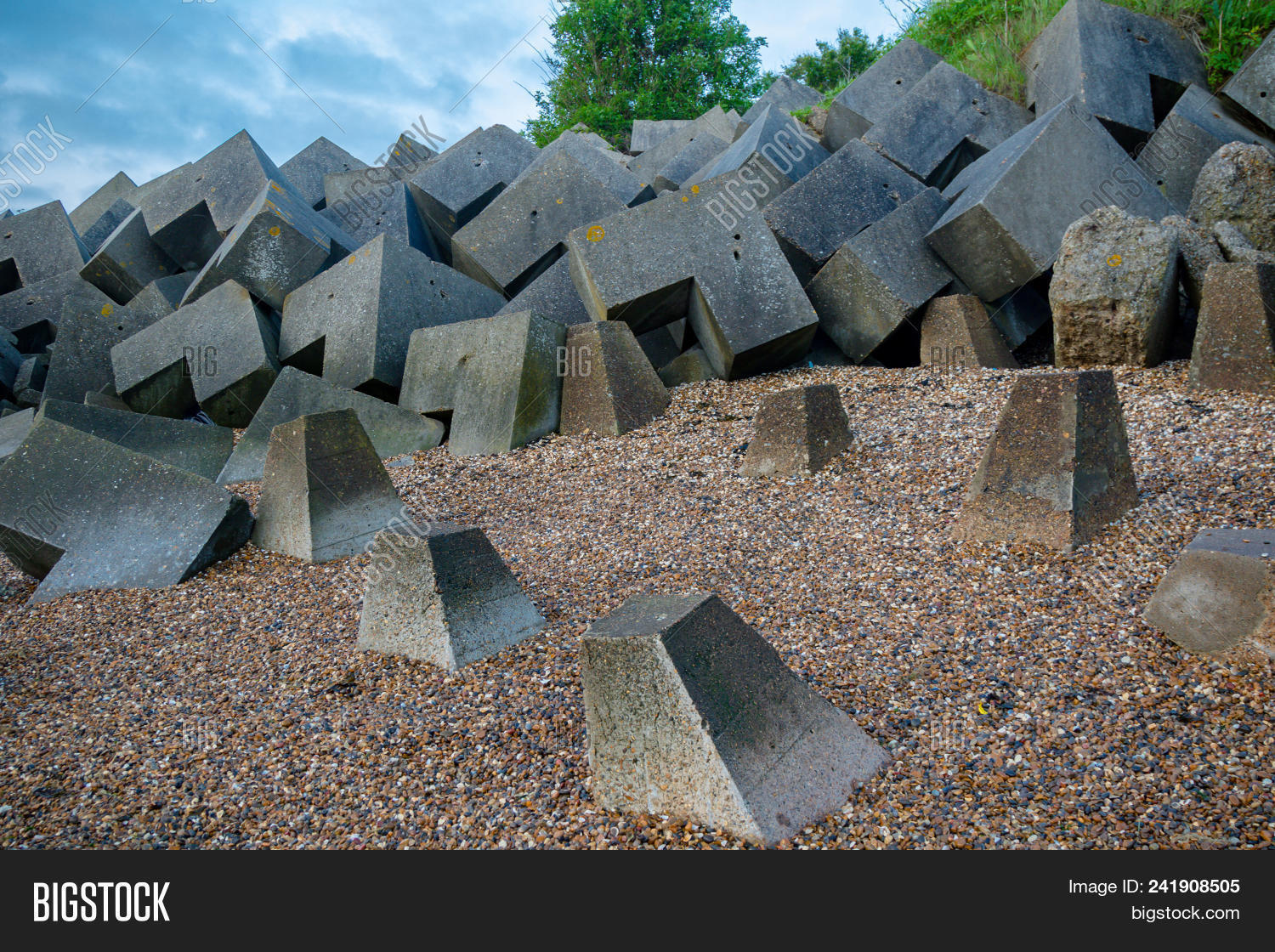 Coastal Defences On Image & Photo (Free Trial) | Bigstock