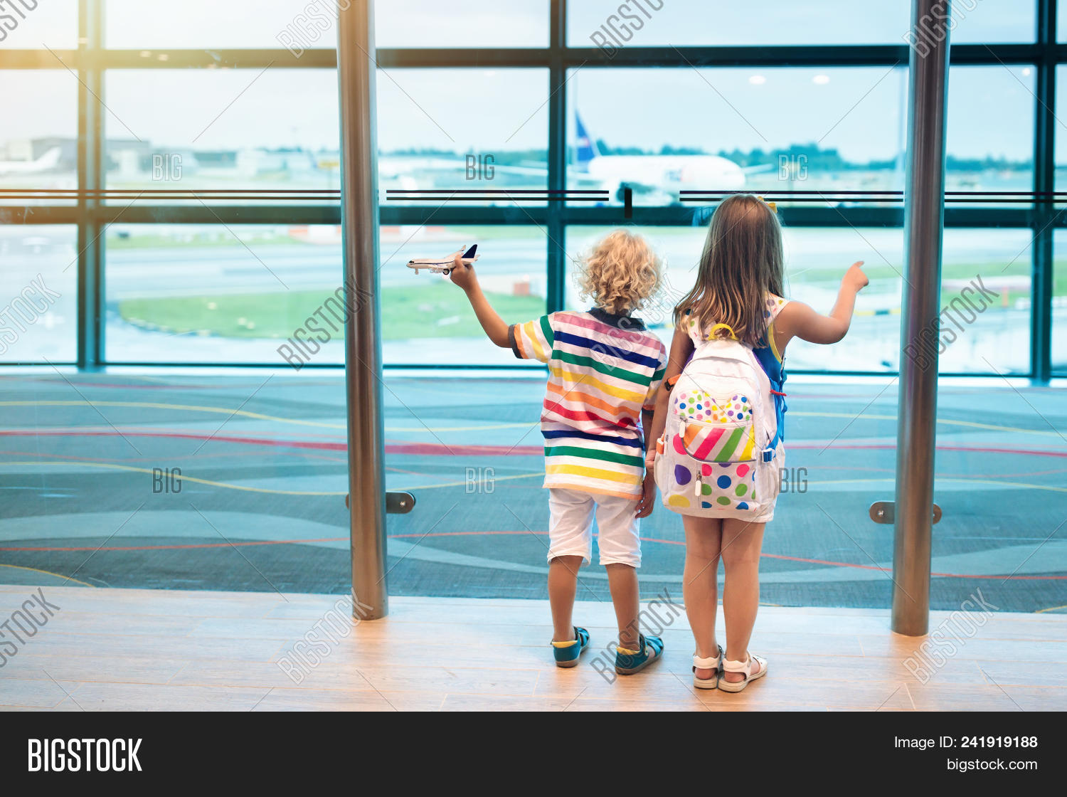 Kids Travel Fly. Child Image & Photo (Free Trial) | Bigstock