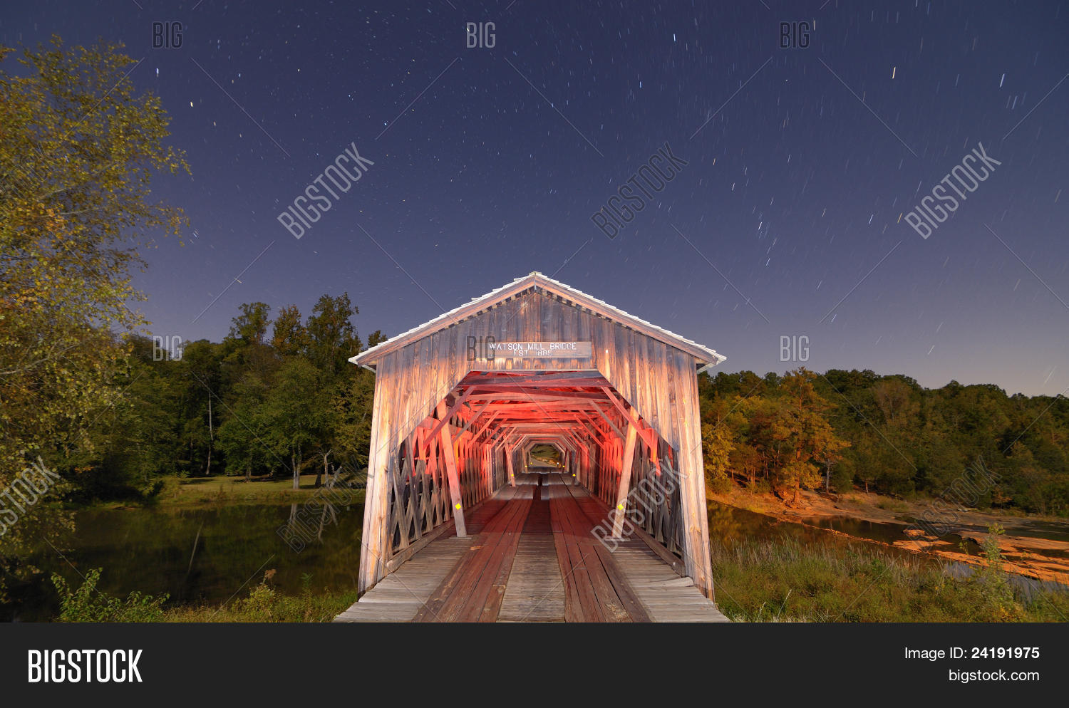 Watson Mill Bridge Image & Photo (Free Trial) | Bigstock