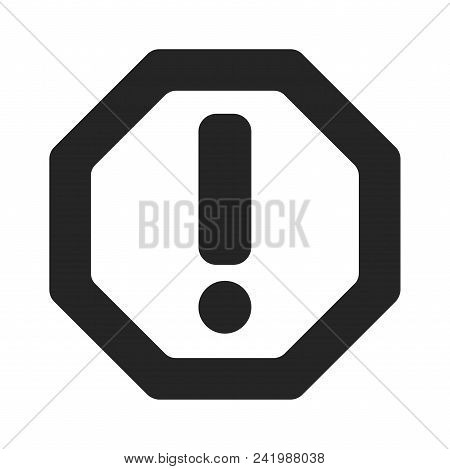 Attention Icon Simple Vector & Photo (Free Trial) | Bigstock