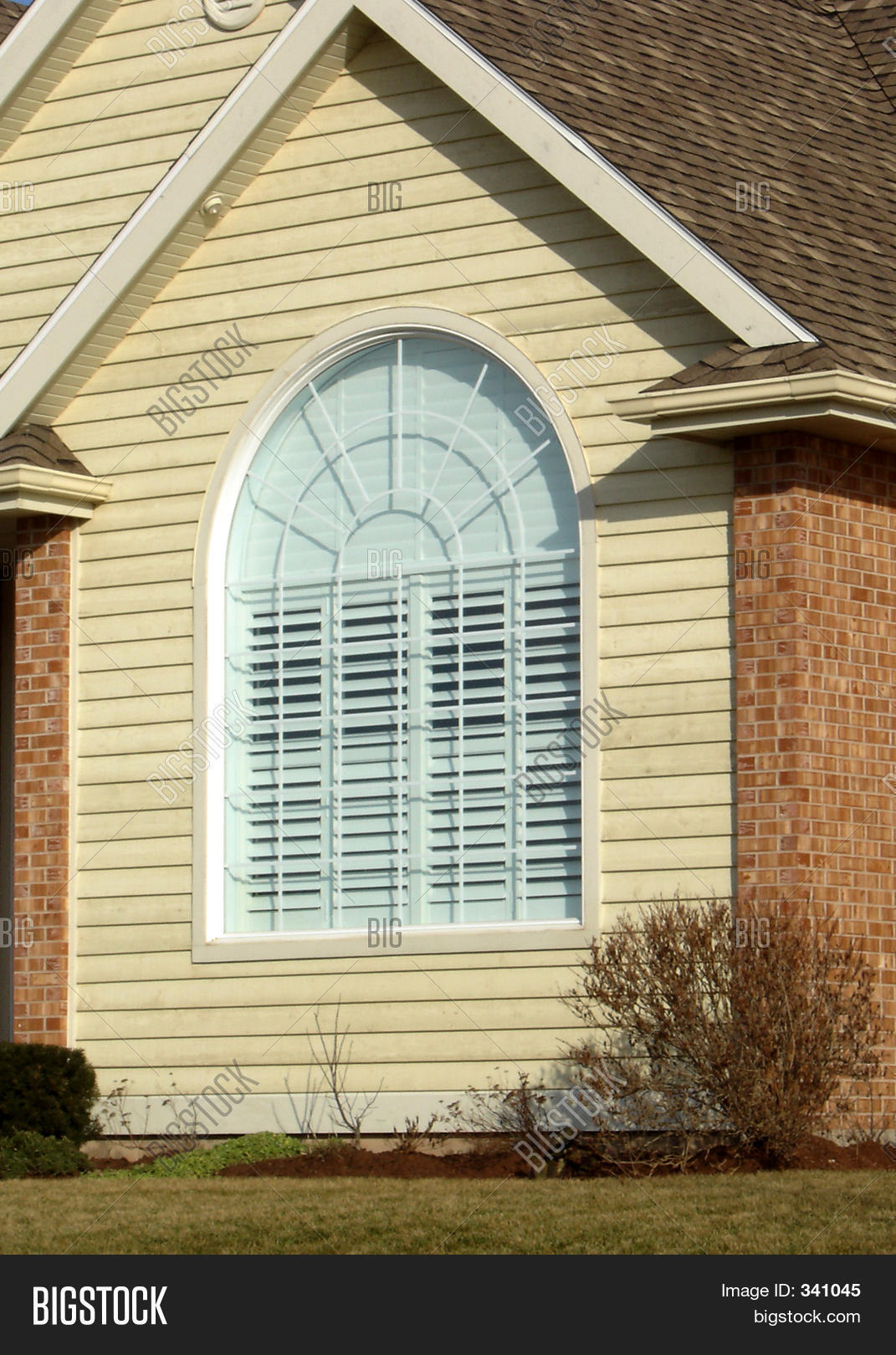 Arched House Window Image & Photo (Free Trial) | Bigstock