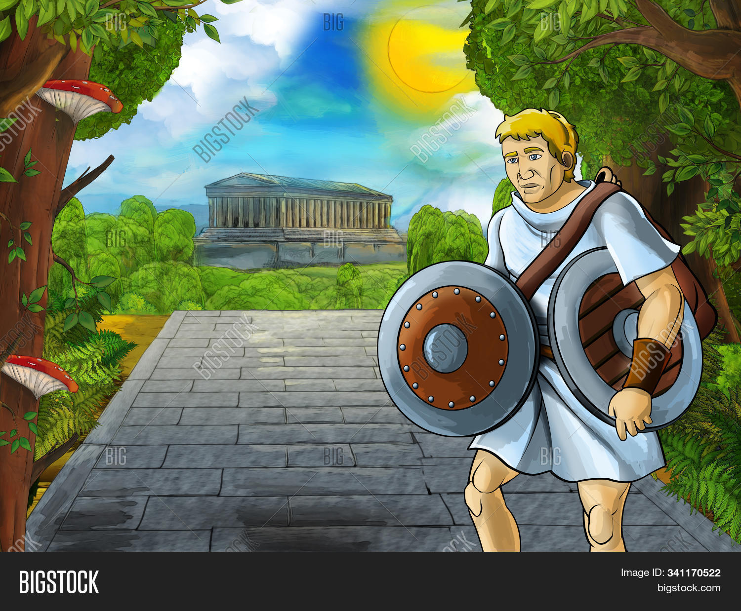 Cartoon Scene Roman Image & Photo (Free Trial) | Bigstock