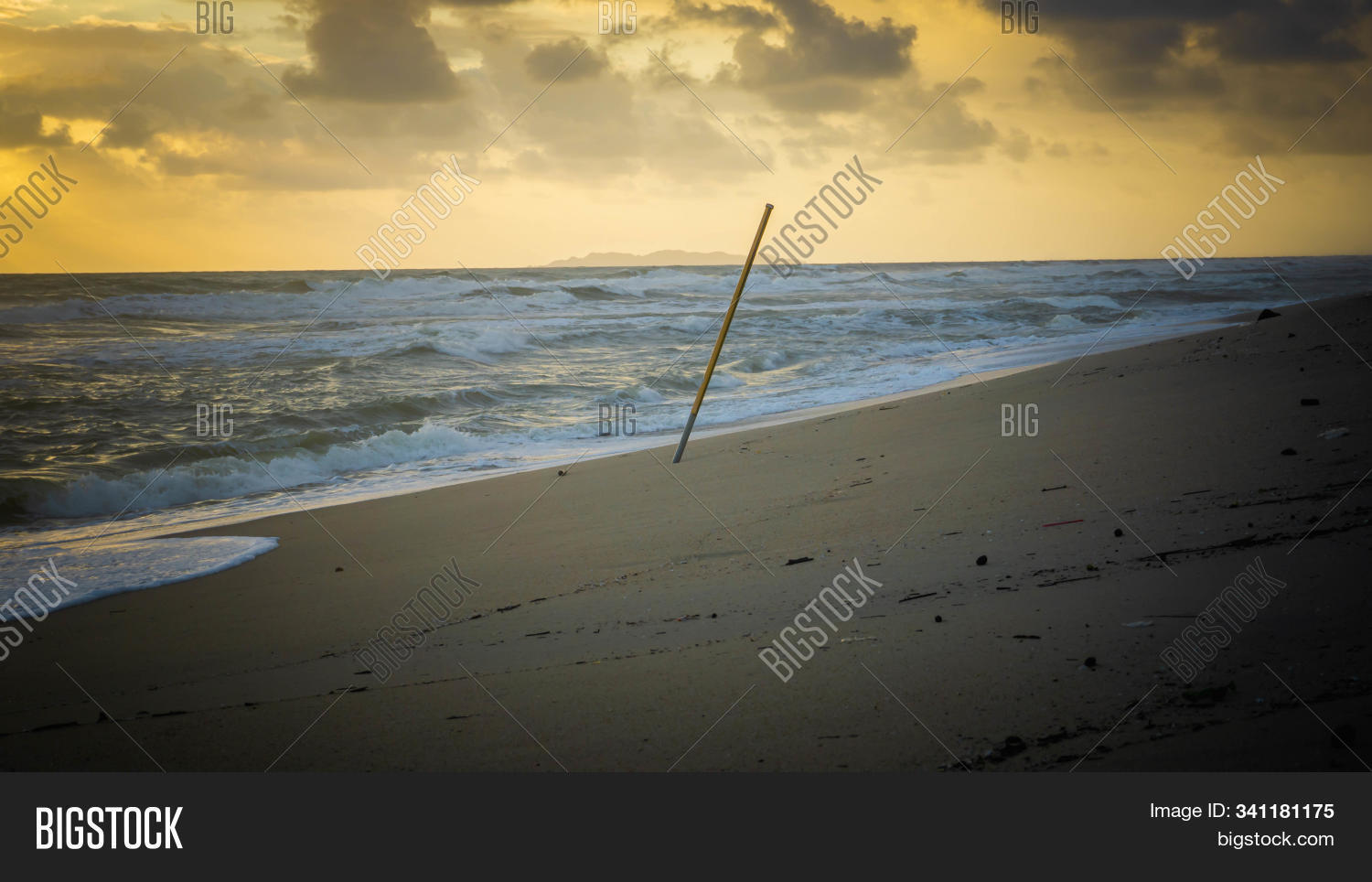 Long Flag Pole Empty Image & Photo (Free Trial) | Bigstock