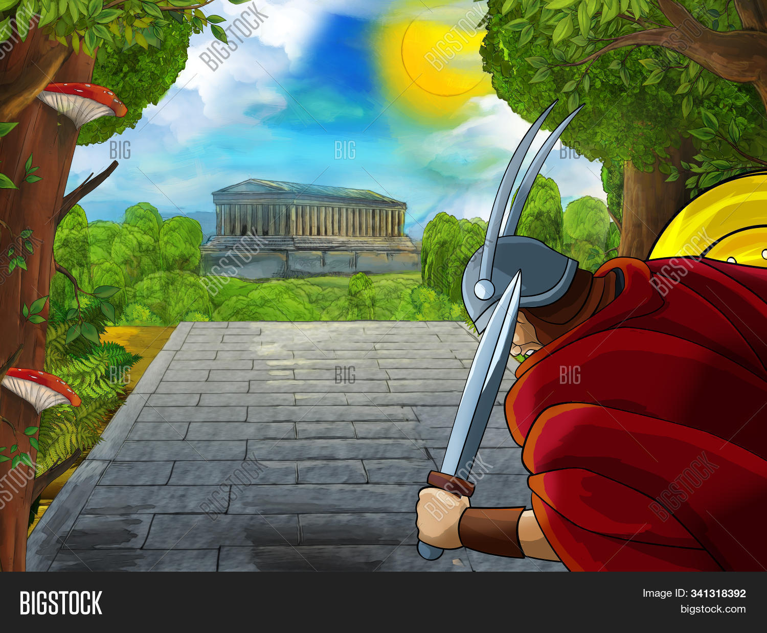 Cartoon Scene Roman Image & Photo (Free Trial) | Bigstock