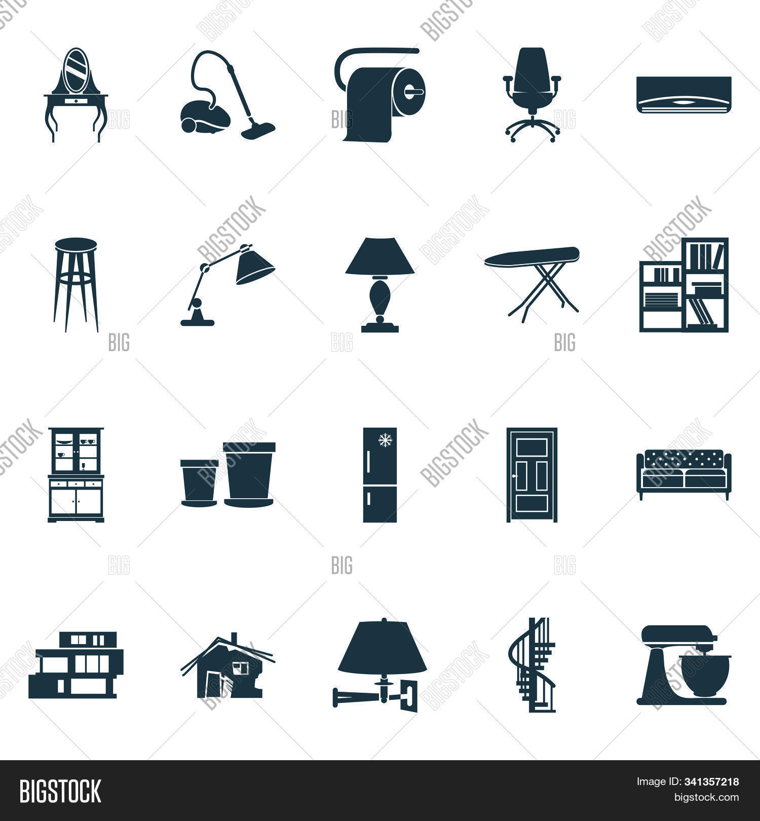 House Icons Set Image & Photo (Free Trial) | Bigstock