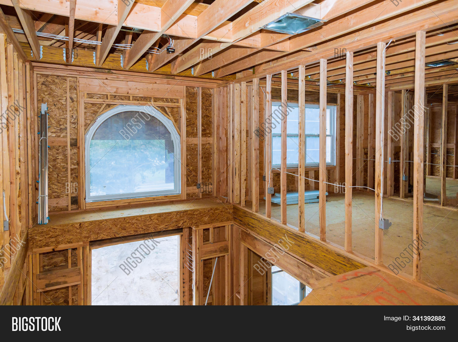 Framing Beam New House Image & Photo (Free Trial) | Bigstock