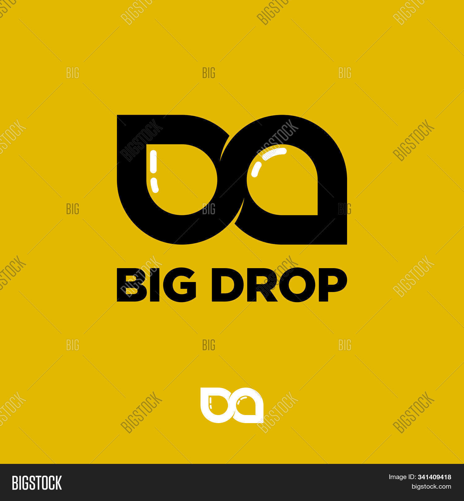Big Drop Logo. Two Vector & Photo (Free Trial) | Bigstock