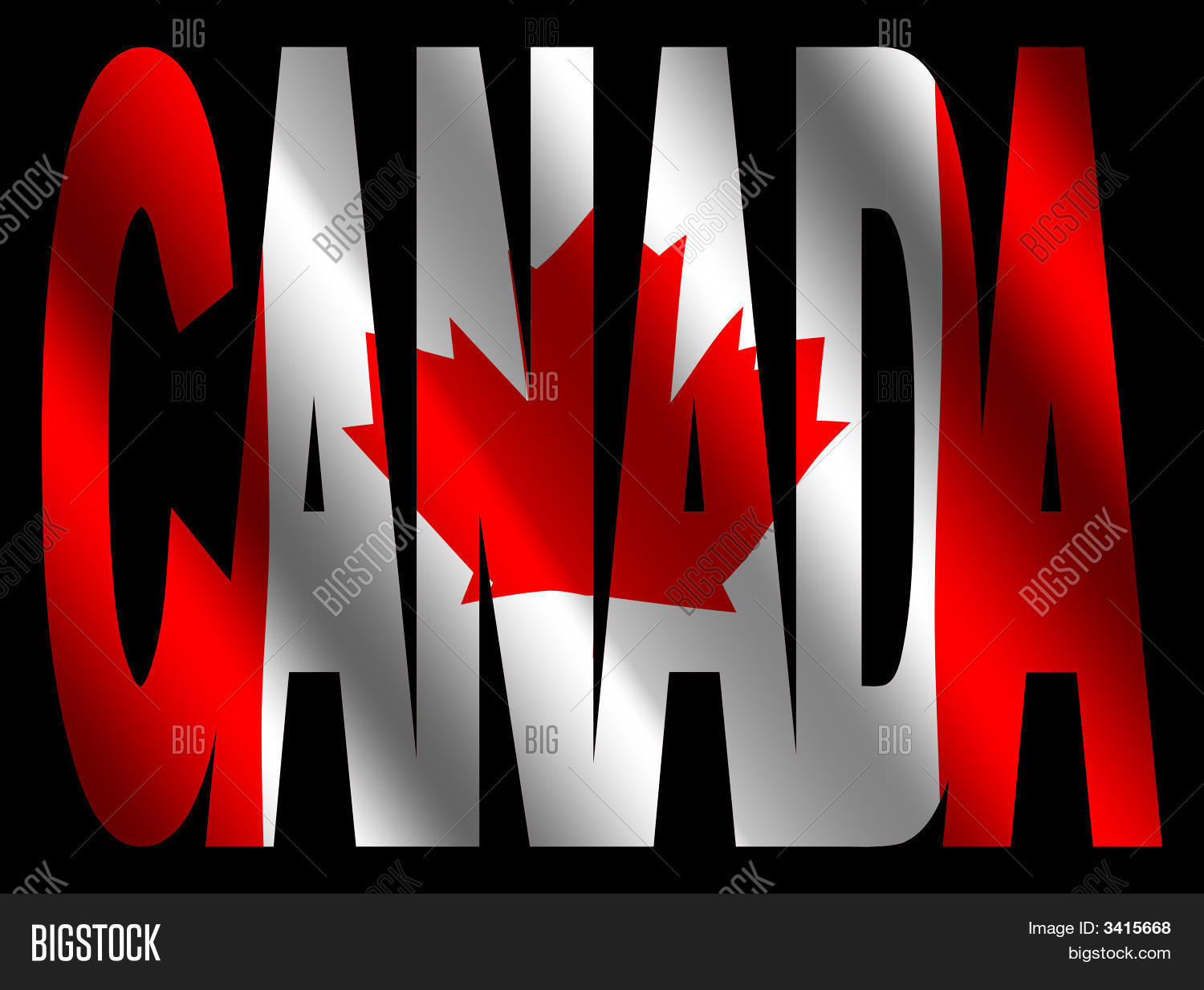 Canada Text Canadian Image & Photo (Free Trial) | Bigstock