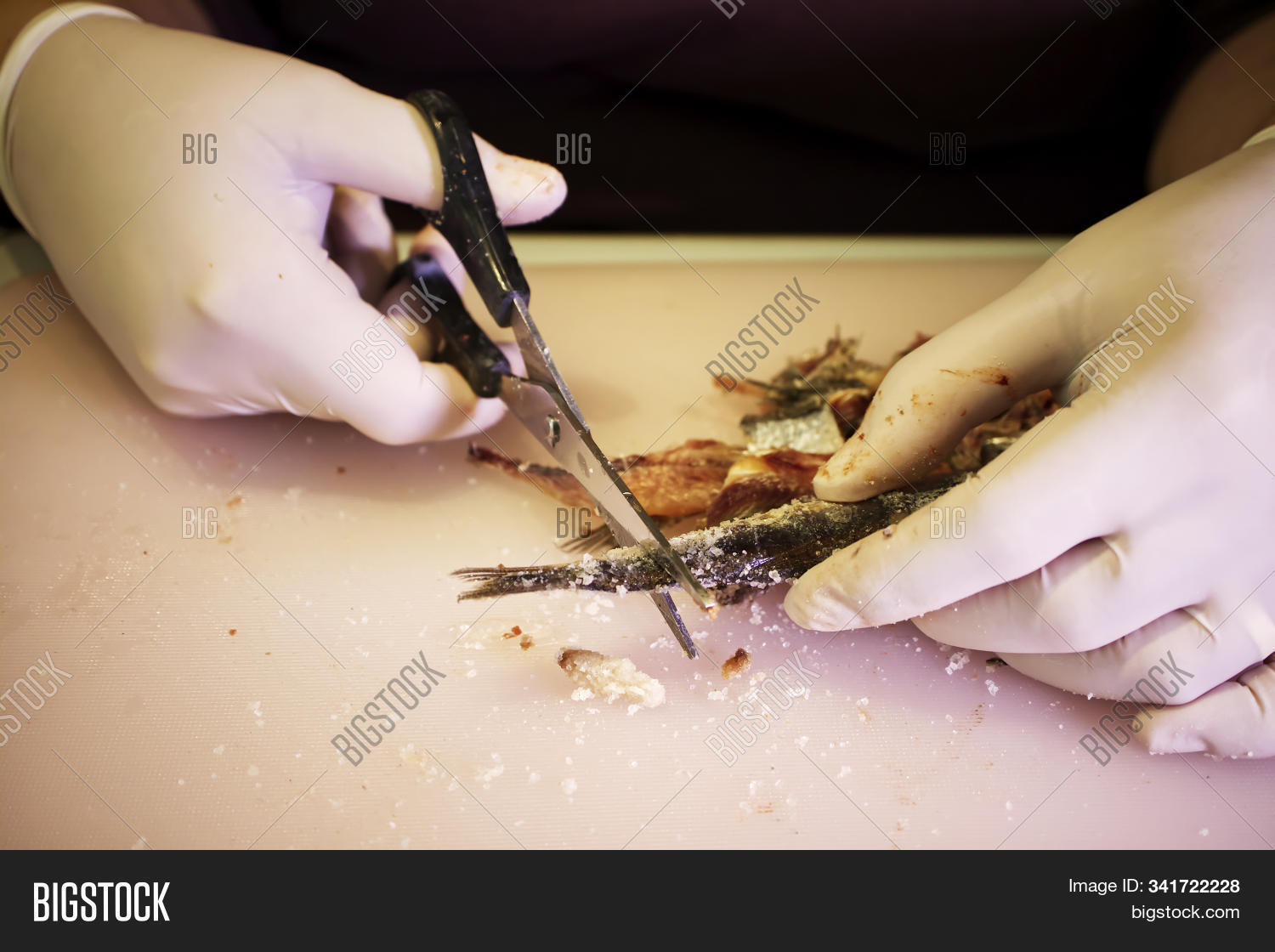 Chef Removing Fish Image & Photo (Free Trial) | Bigstock
