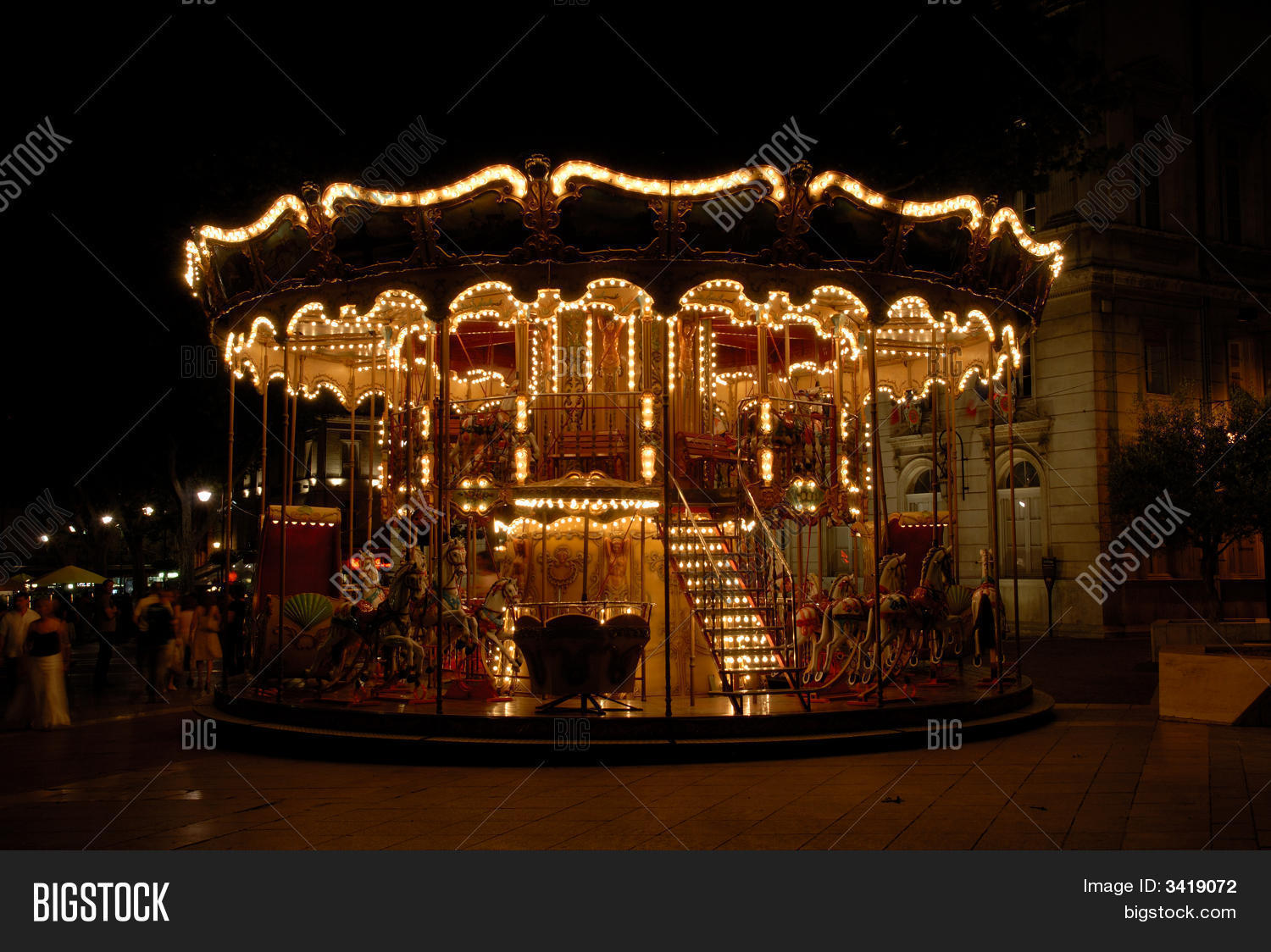 Carousel Night Image & Photo (Free Trial) | Bigstock