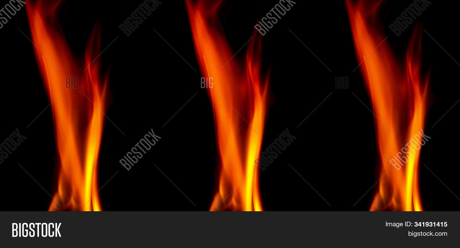 Fire Texture Isolated Image & Photo (Free Trial) | Bigstock