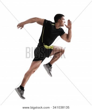 Side View Of Man Running Images, Illustrations & Vectors (Free) - Bigstock