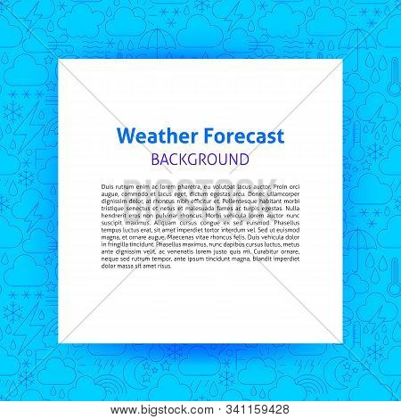 Weather Forecast Vector & Photo (Free Trial) | Bigstock