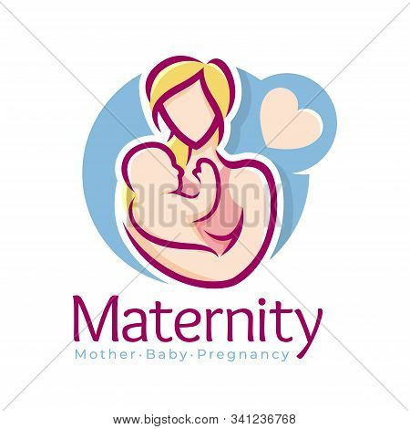 Maternity Logo Design Vector & Photo (Free Trial) | Bigstock