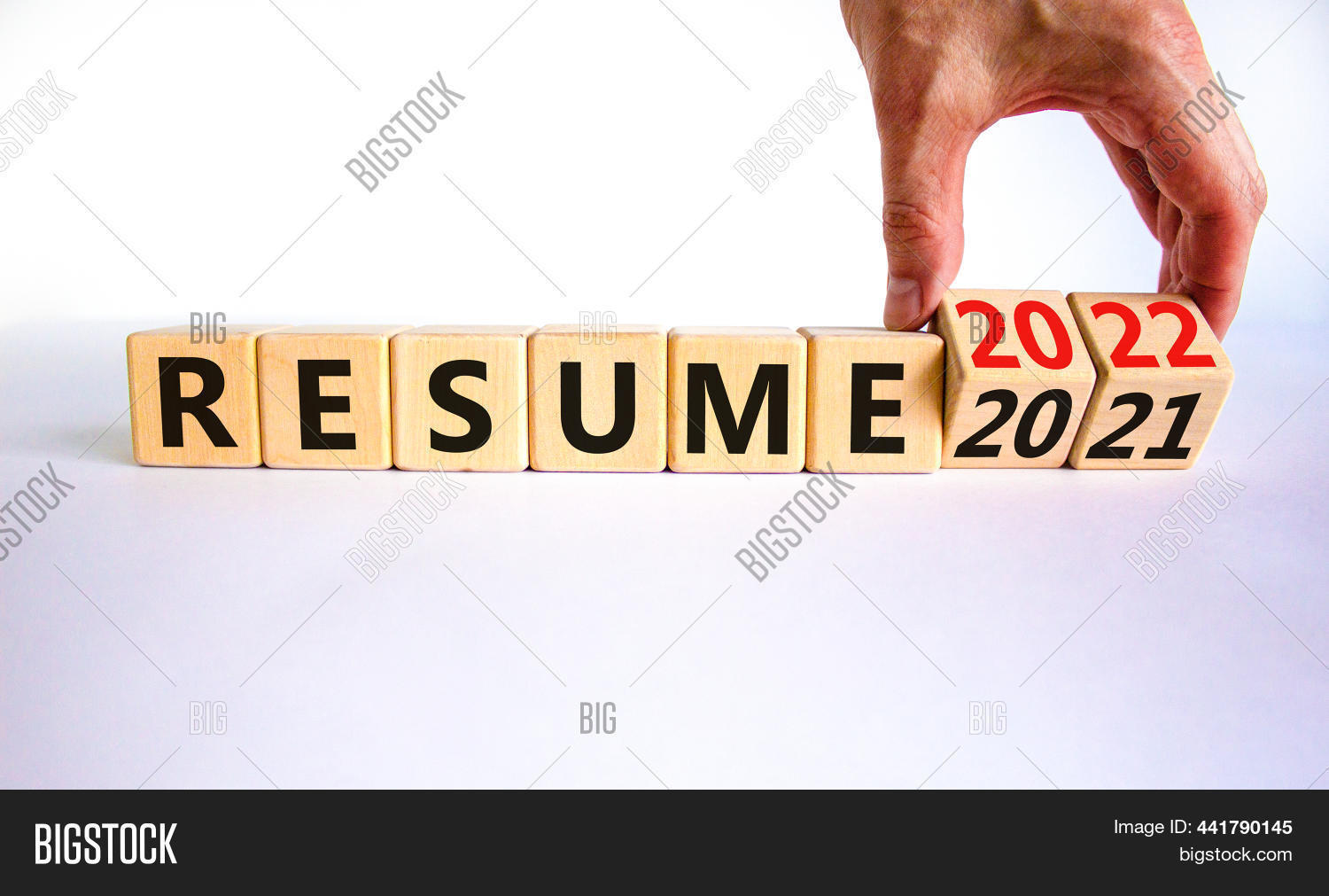 2022 Resume New Year Image & Photo (Free Trial) | Bigstock