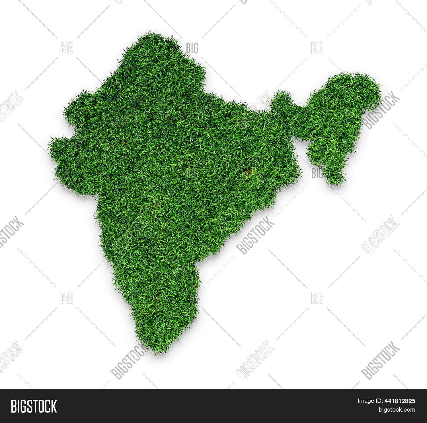 Detailed India Map Top Image & Photo (Free Trial) | Bigstock