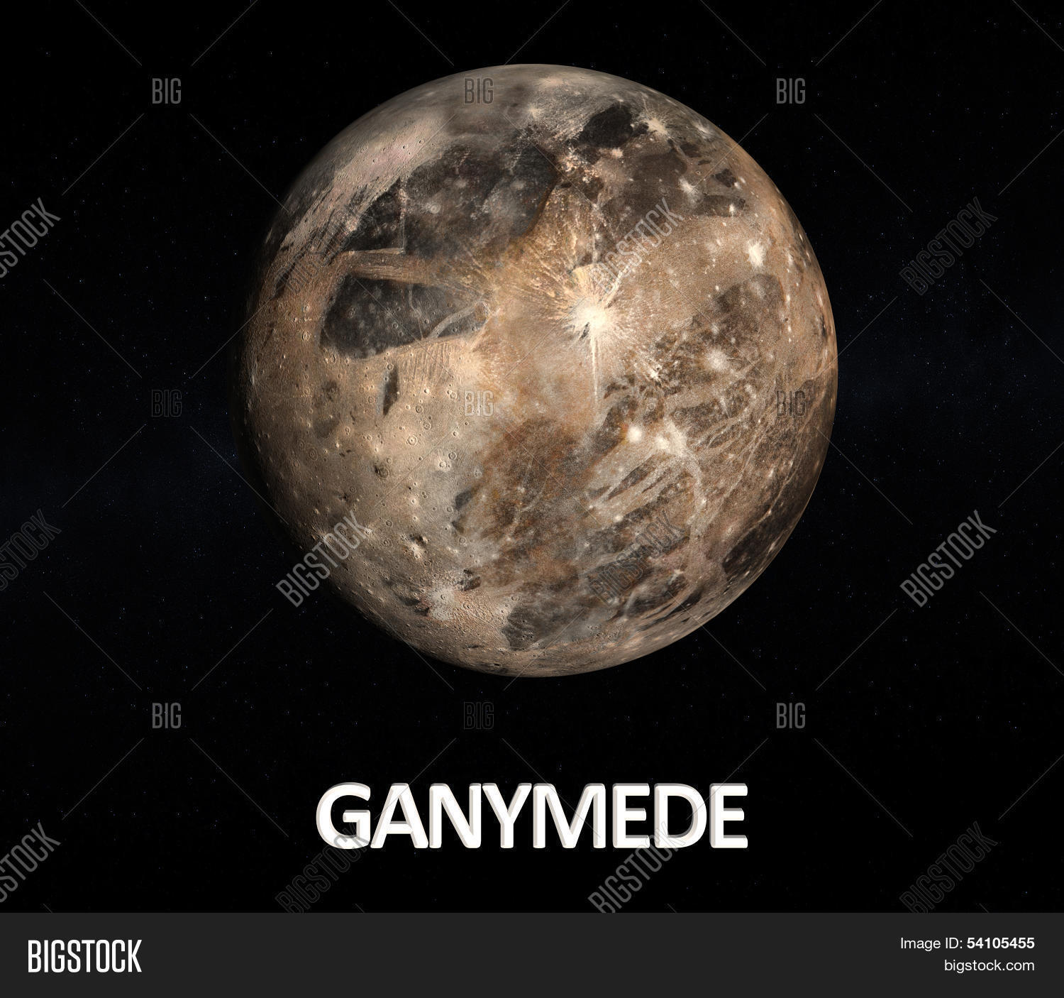 Jupitermoon Ganymede Image & Photo (Free Trial) | Bigstock