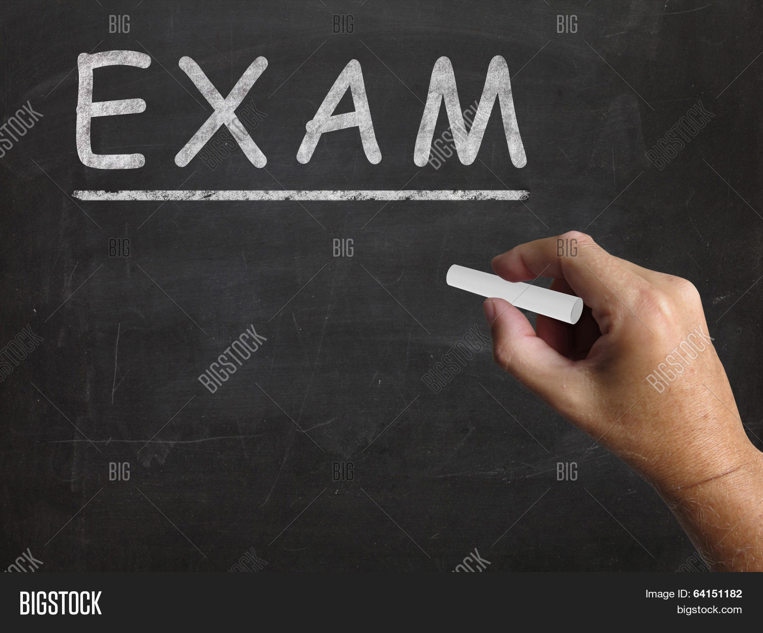 Exam Blackboard Shows Image & Photo (Free Trial) | Bigstock