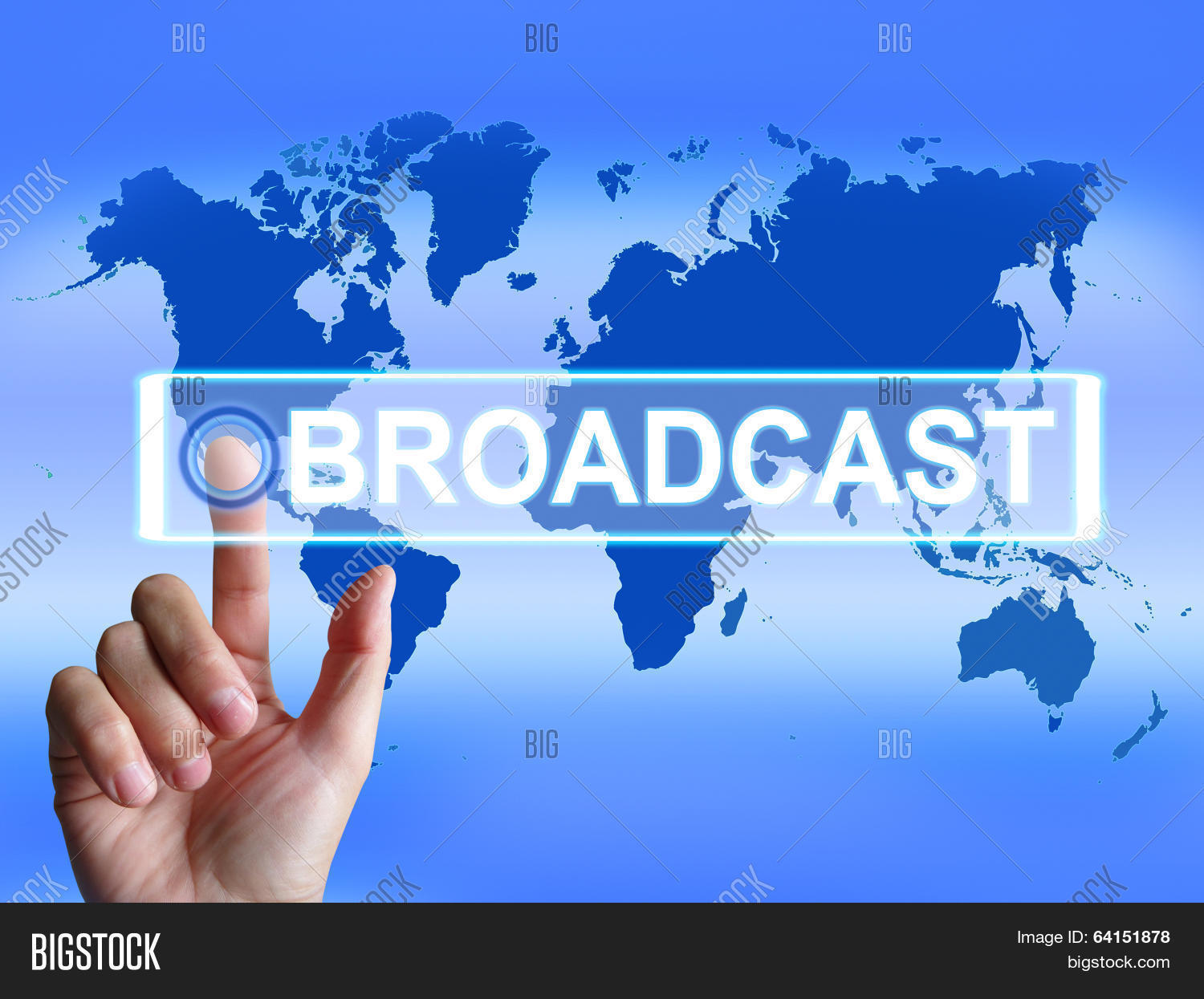 Imagen y foto Broadcast Map Shows (prueba gratis) | Bigstock