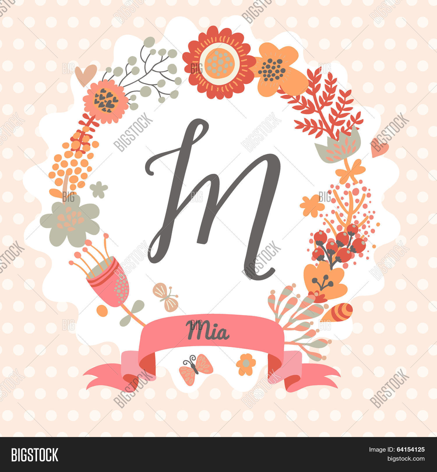 Personalized Monogram Vector & Photo (Free Trial) | Bigstock