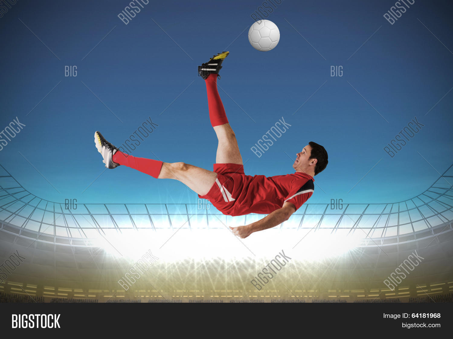 Football Player Red Image & Photo (Free Trial) | Bigstock