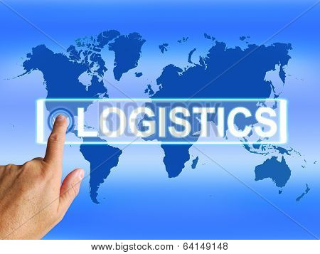 Logistics Map Image & Photo (Free Trial) | Bigstock