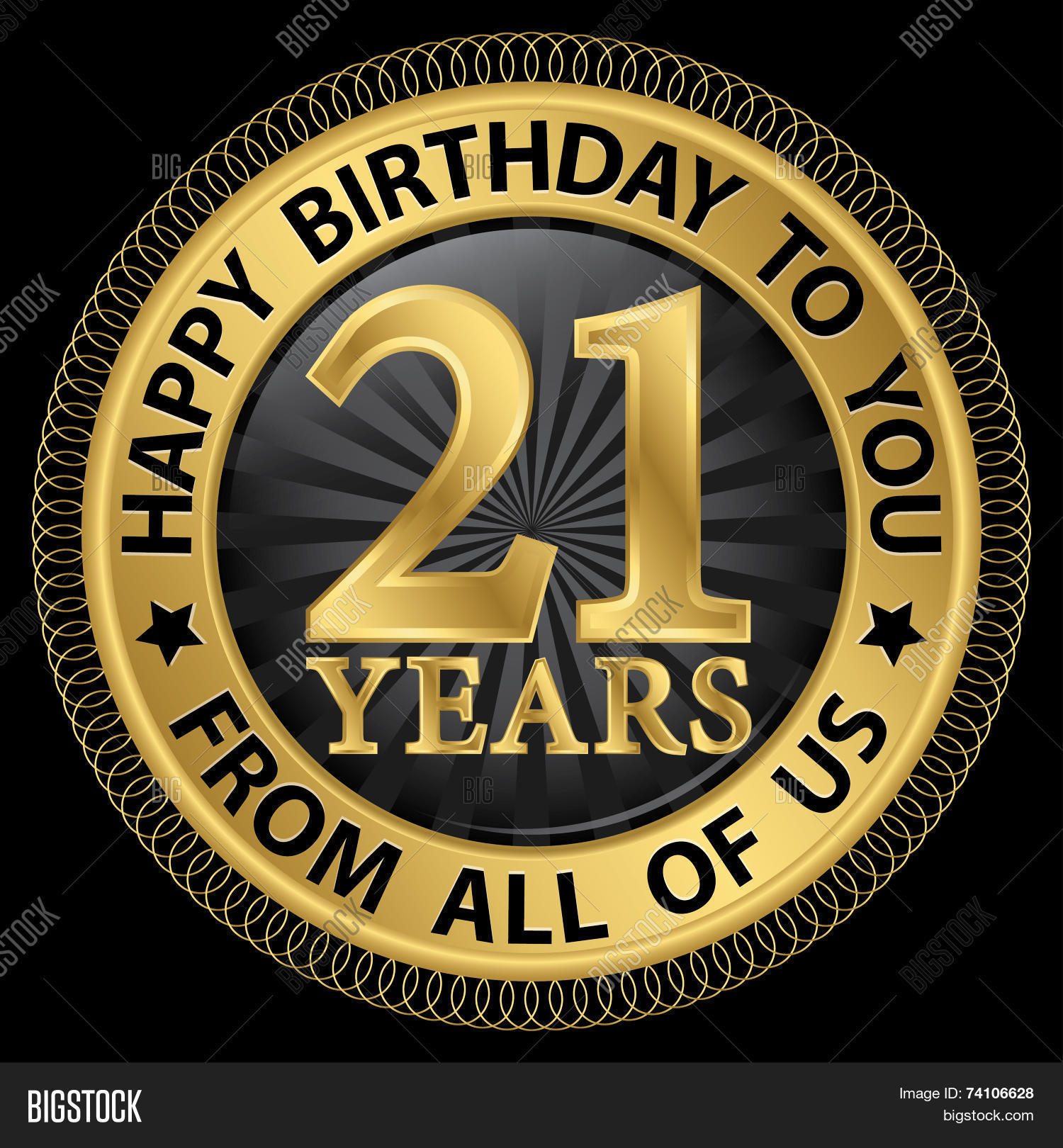 21 Years Happy Vector & Photo (Free Trial) | Bigstock