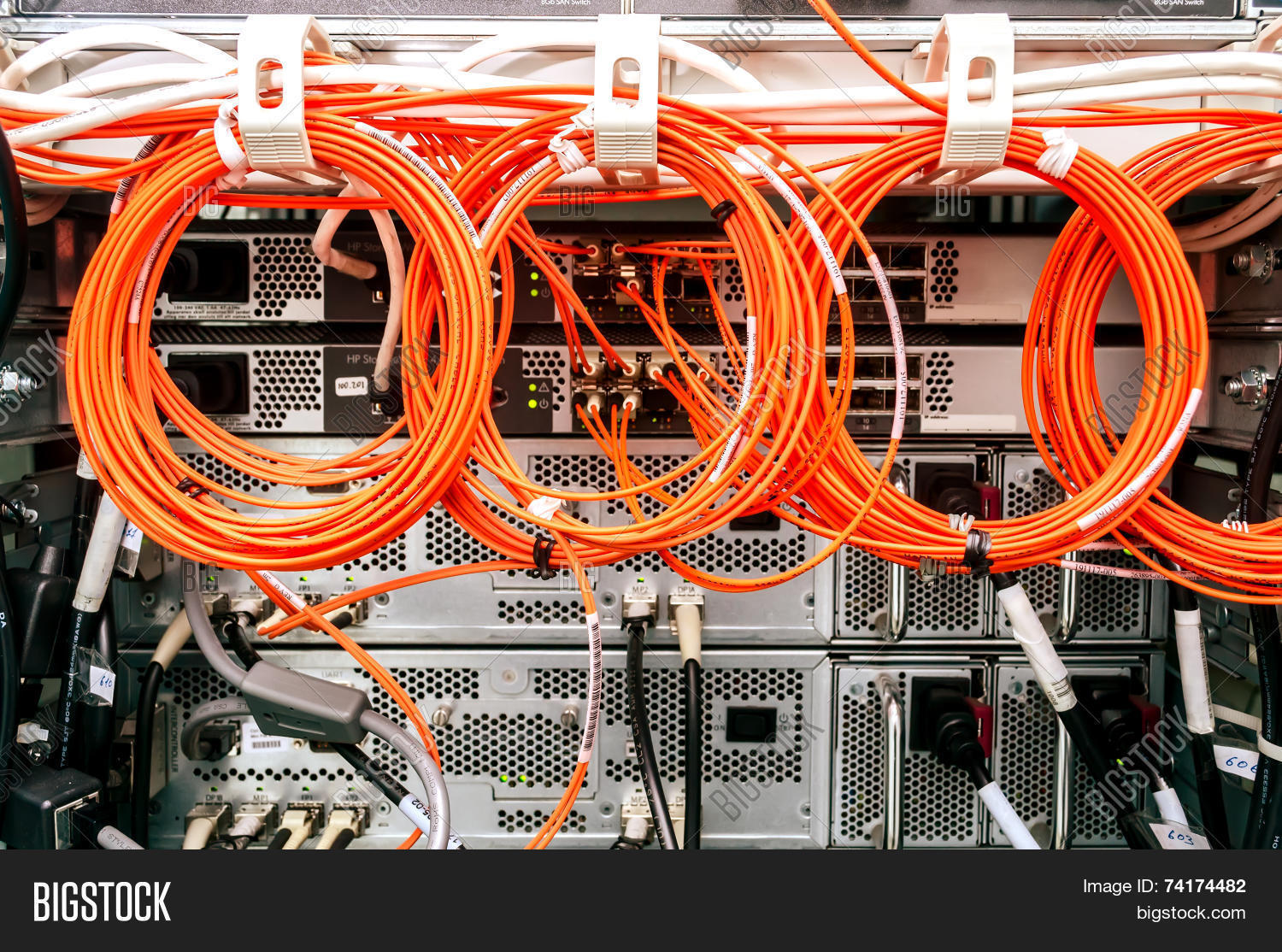 Backside Server Rack Image & Photo (Free Trial) | Bigstock