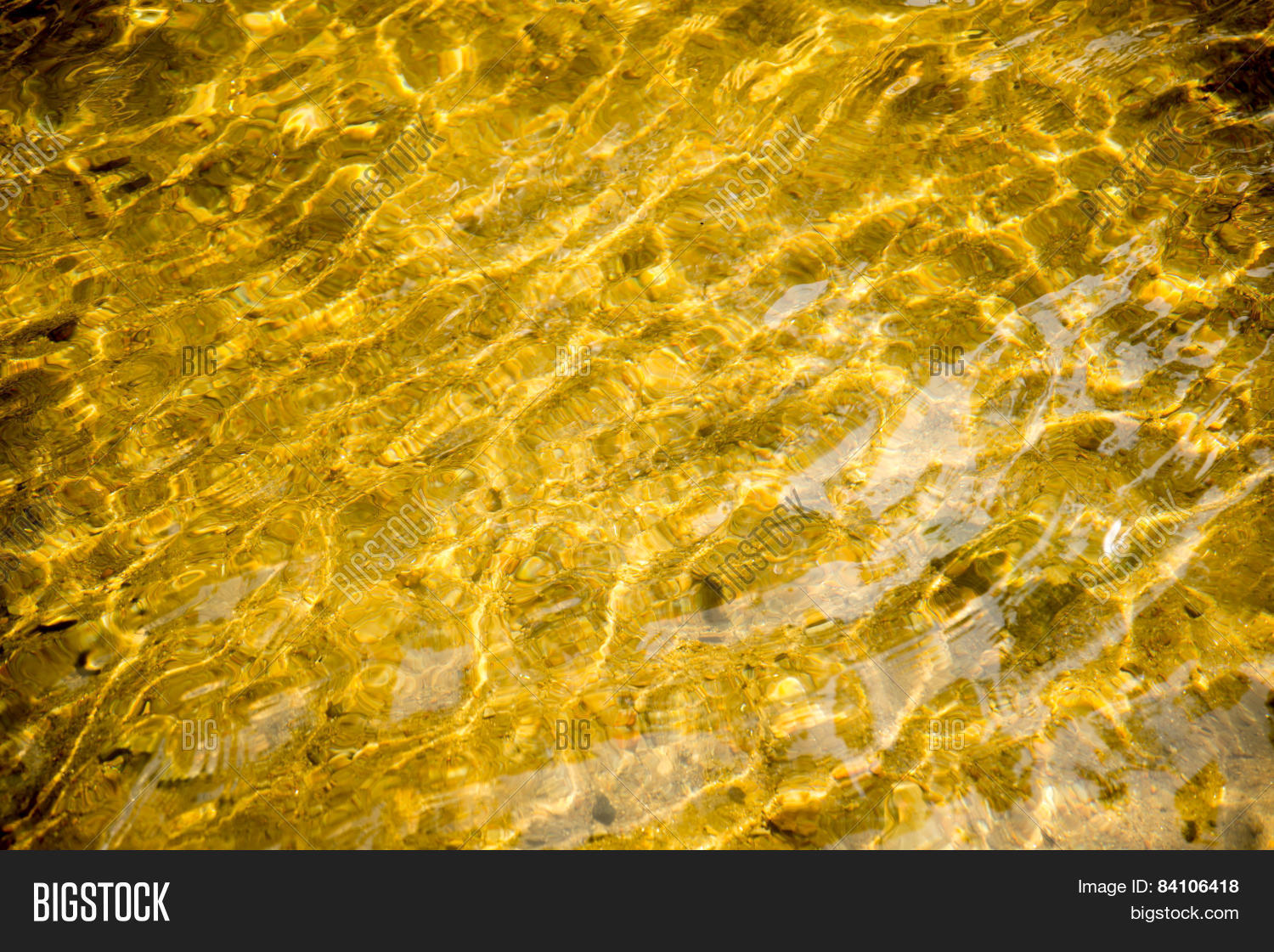 Golden Water Texture( Image & Photo (Free Trial) | Bigstock