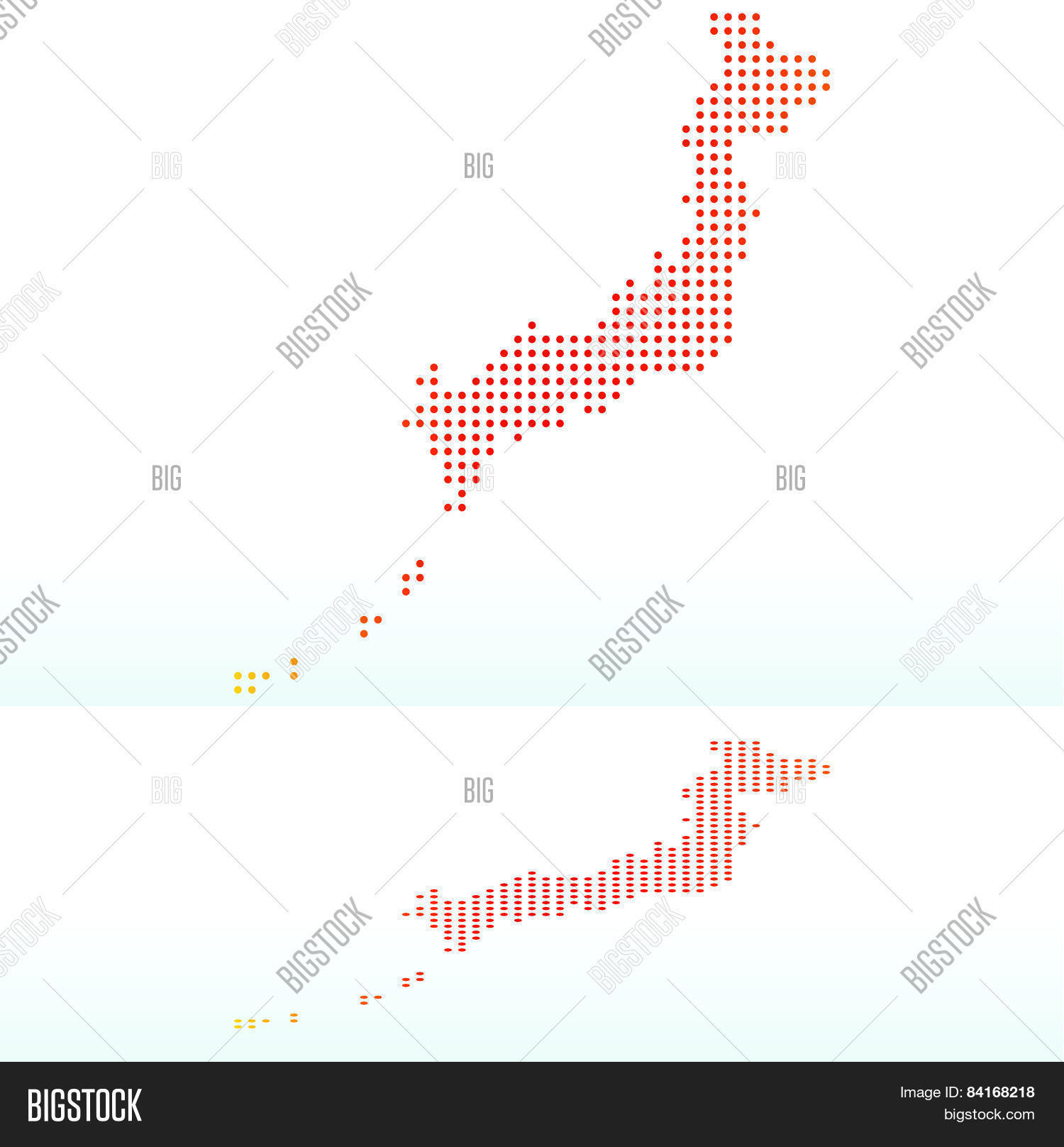 Map State Japan Dot Vector & Photo (Free Trial) | Bigstock