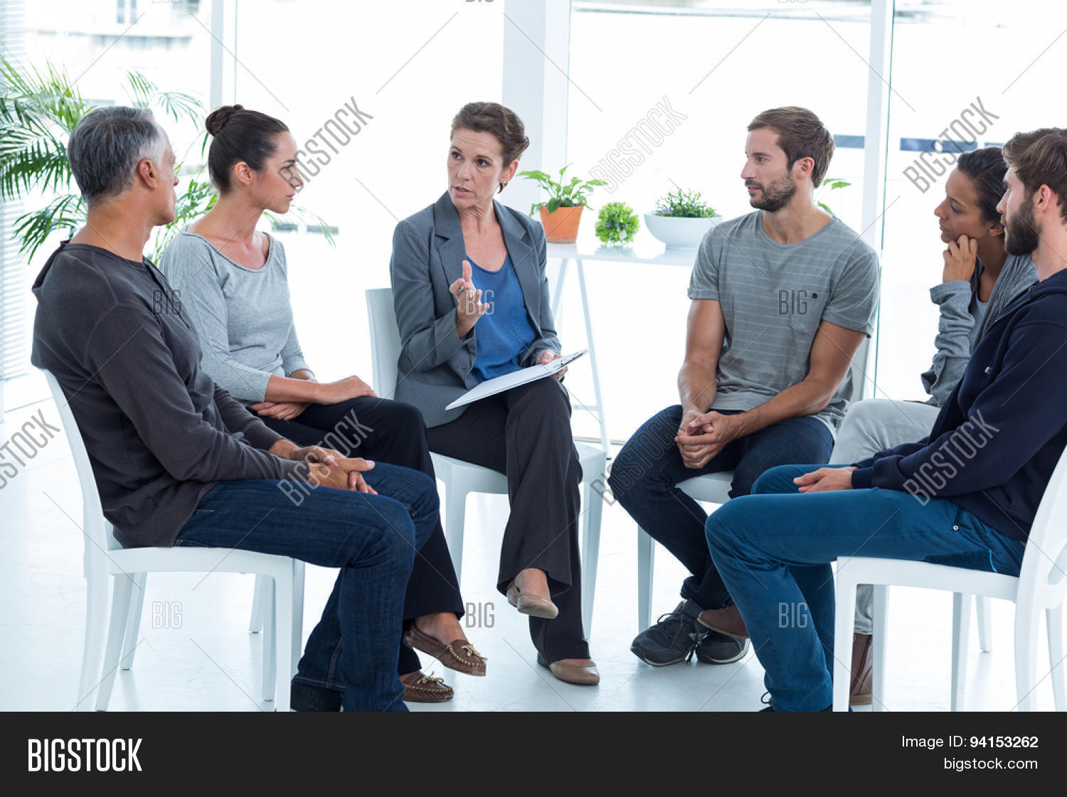 Group Therapy Session Image & Photo (Free Trial) | Bigstock